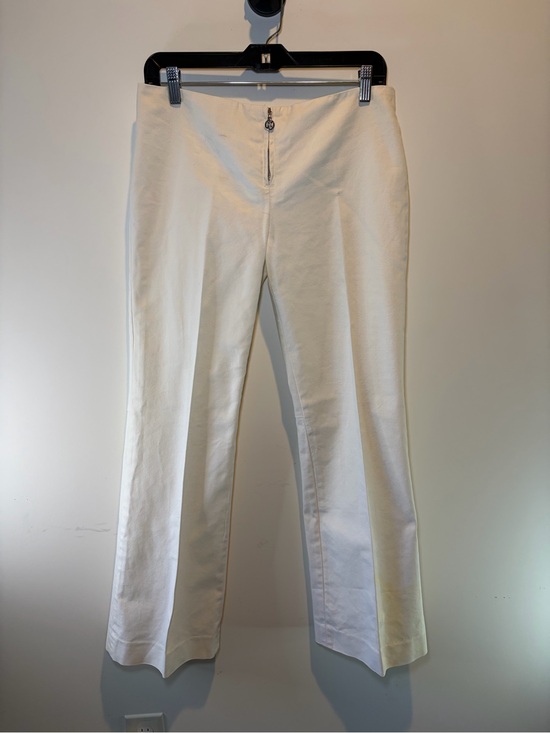Tory Burch | Pants & Jumpsuits | Tory Burch White Cotton Flare Pants ...